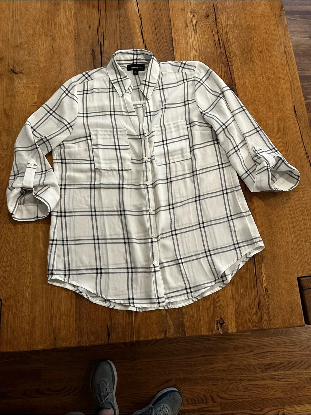 Fortune + Ivy | Tops | Fortune Ivy Christelle Button Down Blouse | Poshmark